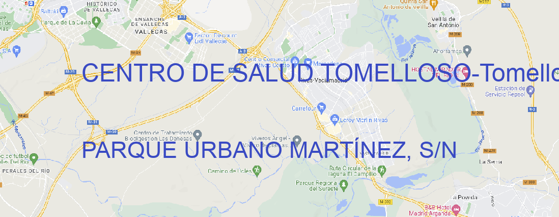 ** CENTRO DE SALUD TOMELLOSO ** Tomelloso 【 Calle PARQUE URBANO ...