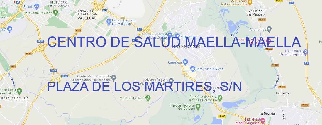 ** CENTRO DE SALUD MAELLA ** MAELLA 【 Calle PLAZA DE LOS MARTIRES, S/N ...