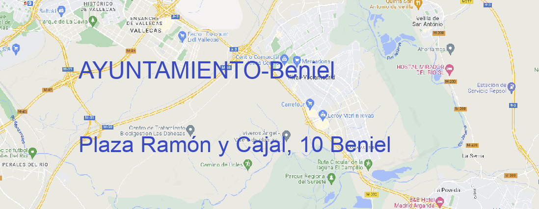 ** AYUNTAMIENTO ** Beniel 【 Calle Plaza Ramón y Cajal, 10 Beniel ...